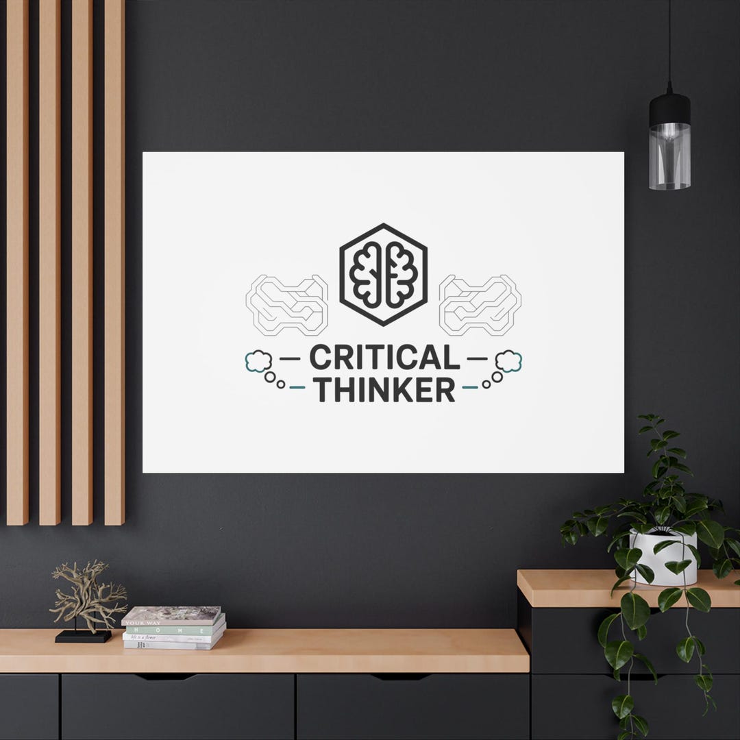 Critical Thinker Canvas, Minimal Brain Logo | Critical Thinkers Club ...