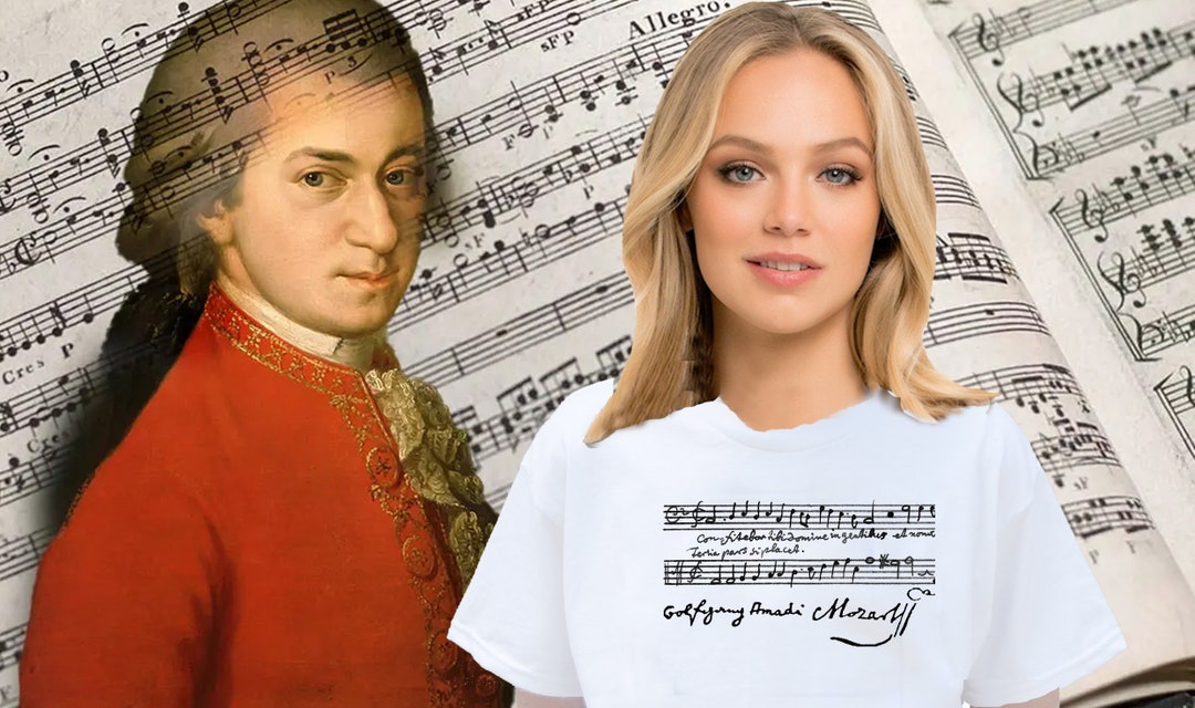 Mozart T-shirt 2 Classical Composers Artists Hikers Campers Trails ...