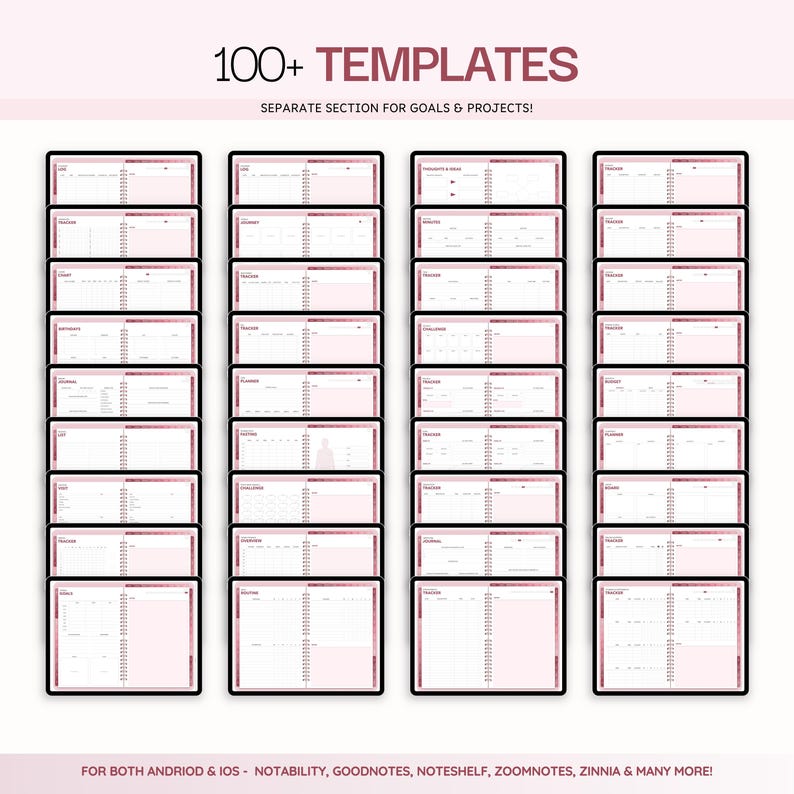2026 2027 Digital Planner | All-in-one Goodnotes Template | Daily ...
