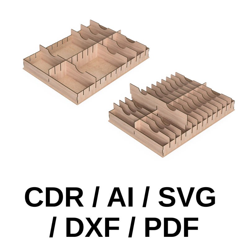 Laser Cut Drawer Inserts - Etsy
