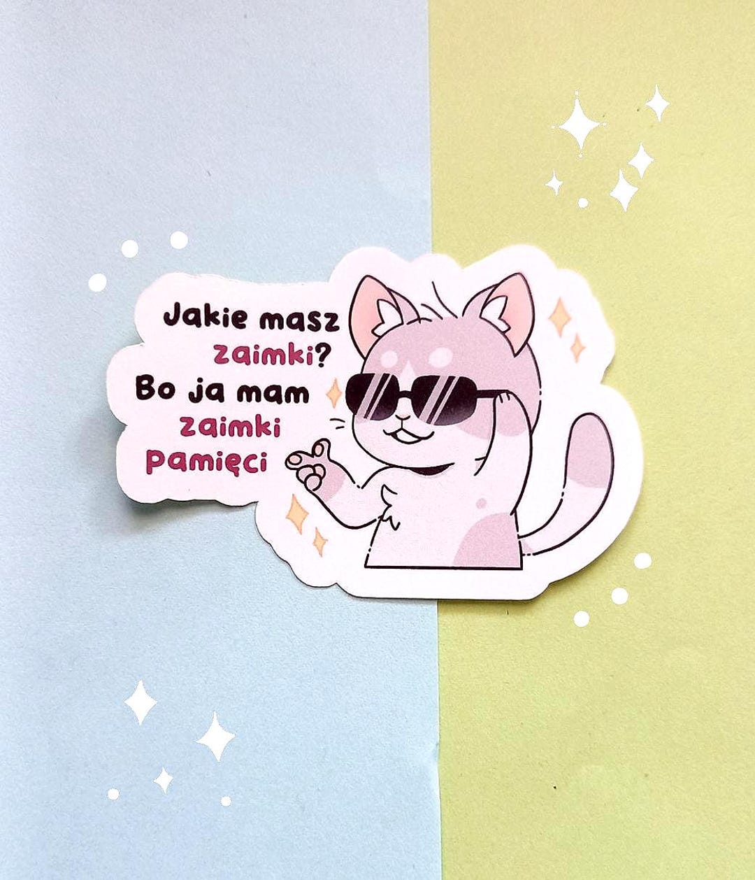 Jakie Zaimki Wariacie? Vinyl Sticker - Etsy