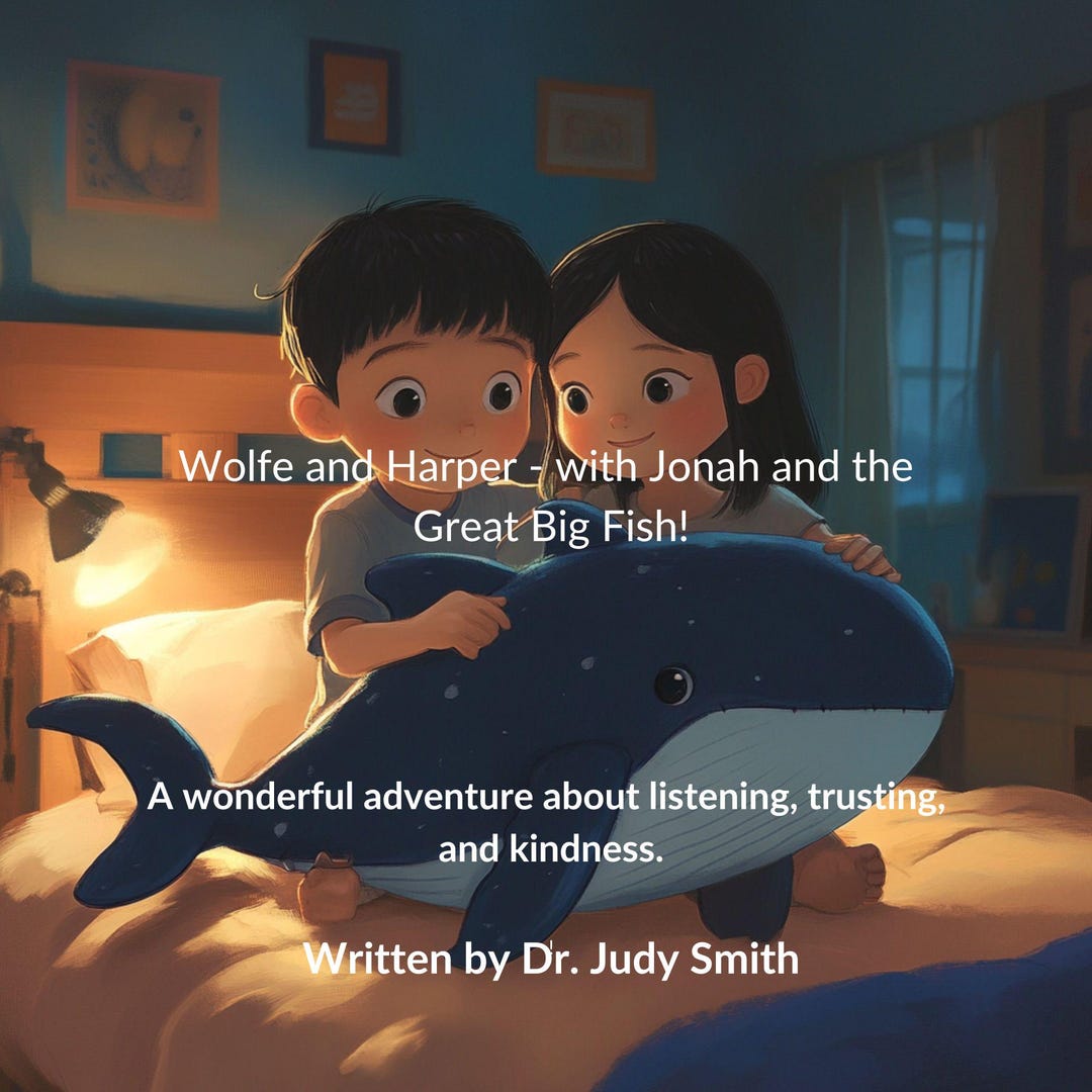 Wolfe and Harper With Jonah and the Great Big Fish | Personalized Bible ...