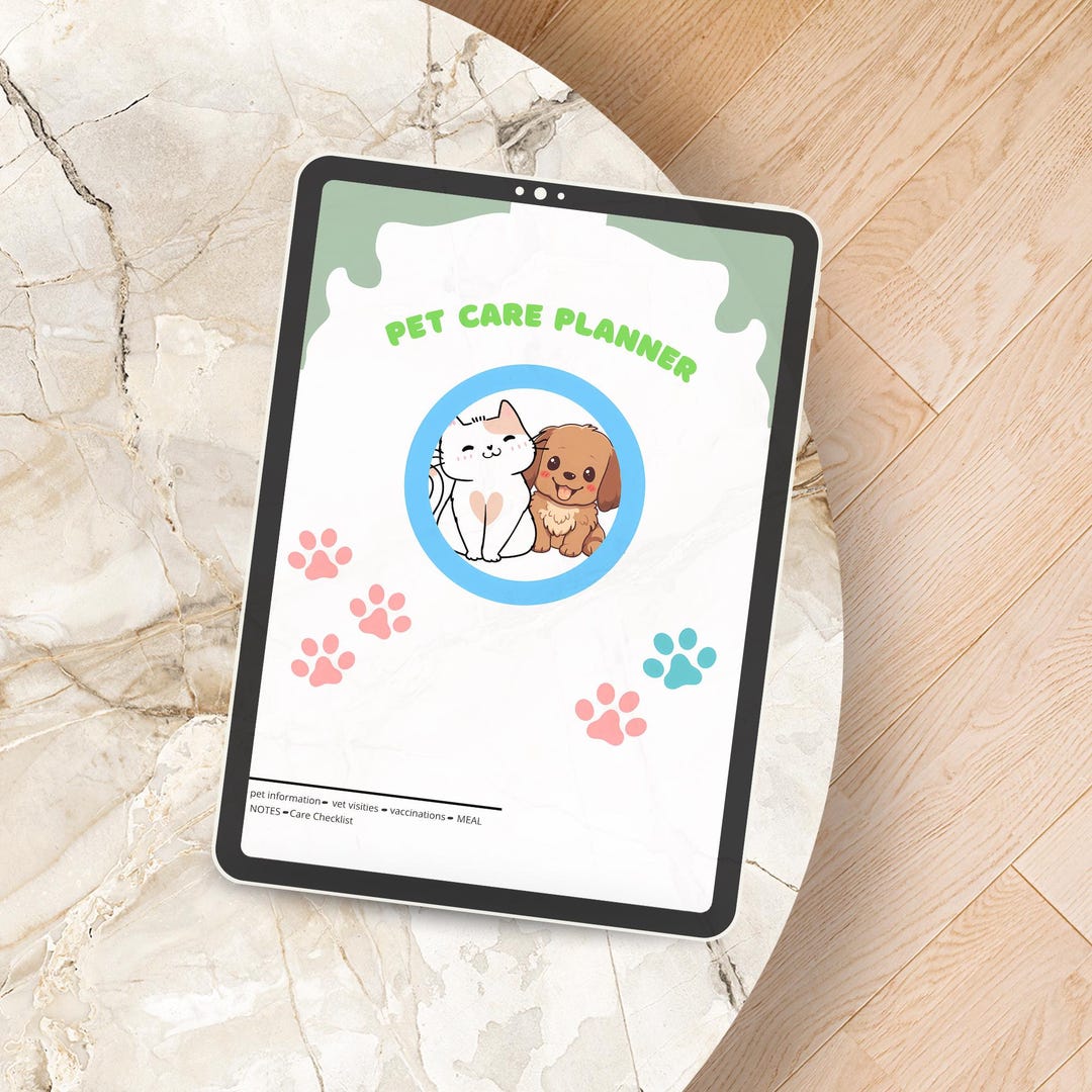 Ultimate Pet Care Planner | Printable Pet Organizer - Etsy