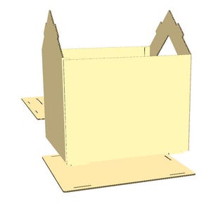 Dog House - Cardboard Pet (kennel) & Play Shelter (penthouse) - Etsy
