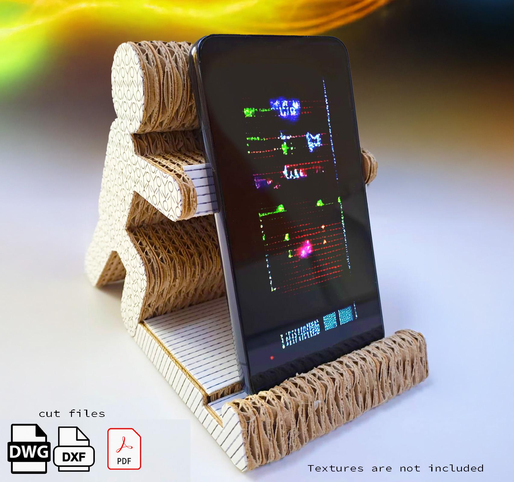 Phone Stand Digital File - Supporto Smartphone - File Digitale DXF DWG ...