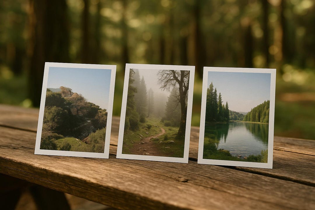 Set of 3 Landscape Printable Postcards – Nature Photography Wall Art ...
