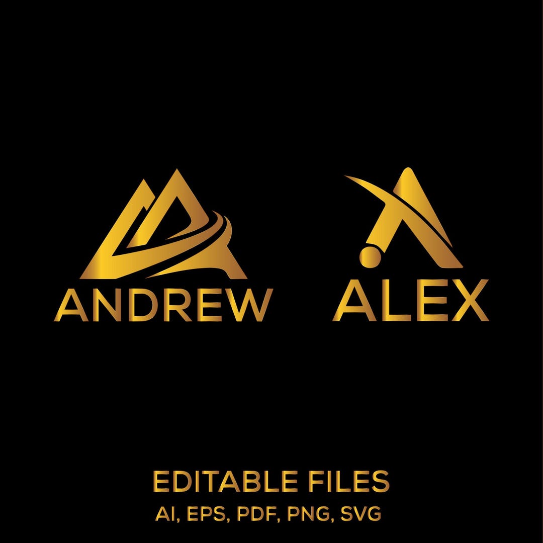 Lettering Name Text Logo - Custom Logo - Individual Lettering - Logo ...