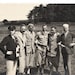 French Vintage Photograph - Group of Men Stood Together Outside - Etsy