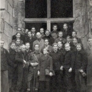 Vintage French Photo Group of Men Outside a Church - Etsy