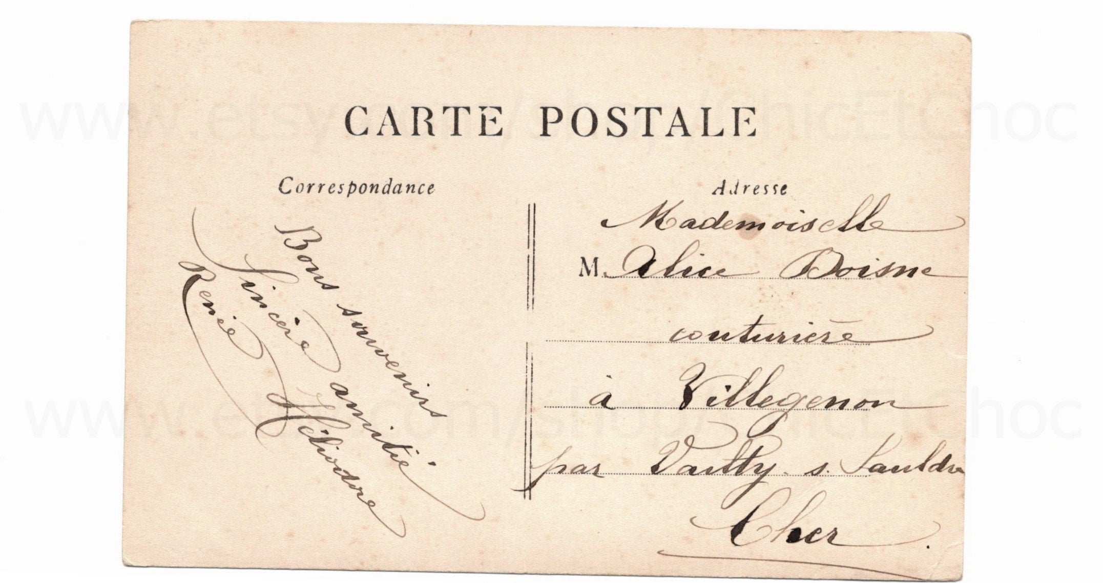 Lecherous French Postcard