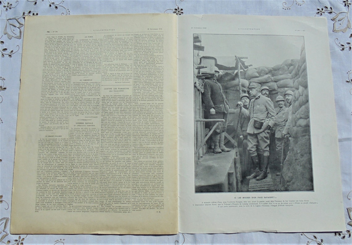 Antique French L'illustration Magazine Issue No. 3795 - Etsy UK