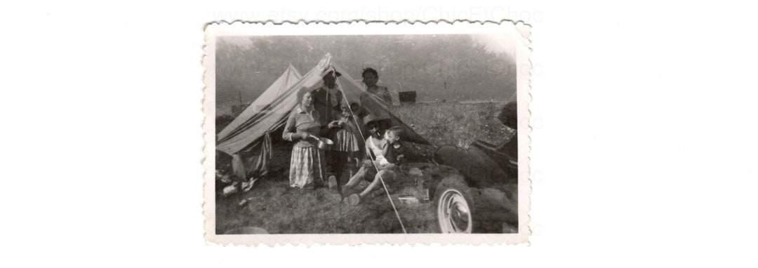 Vintage Photo - Ghost Campers - Etsy