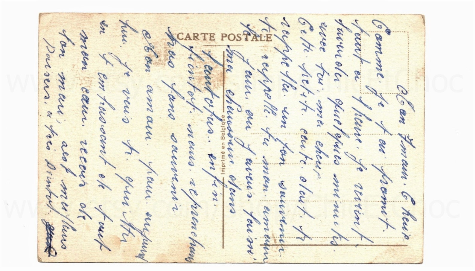 Humorous Vintage French Postcard - Inappropriate Courtesy... - Etsy
