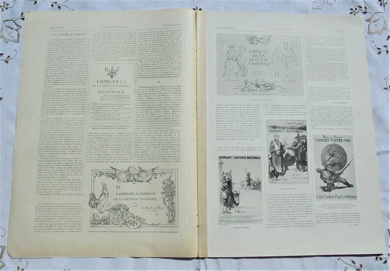 Antique French L'illustration Magazine Issue No. 3795 - Etsy UK