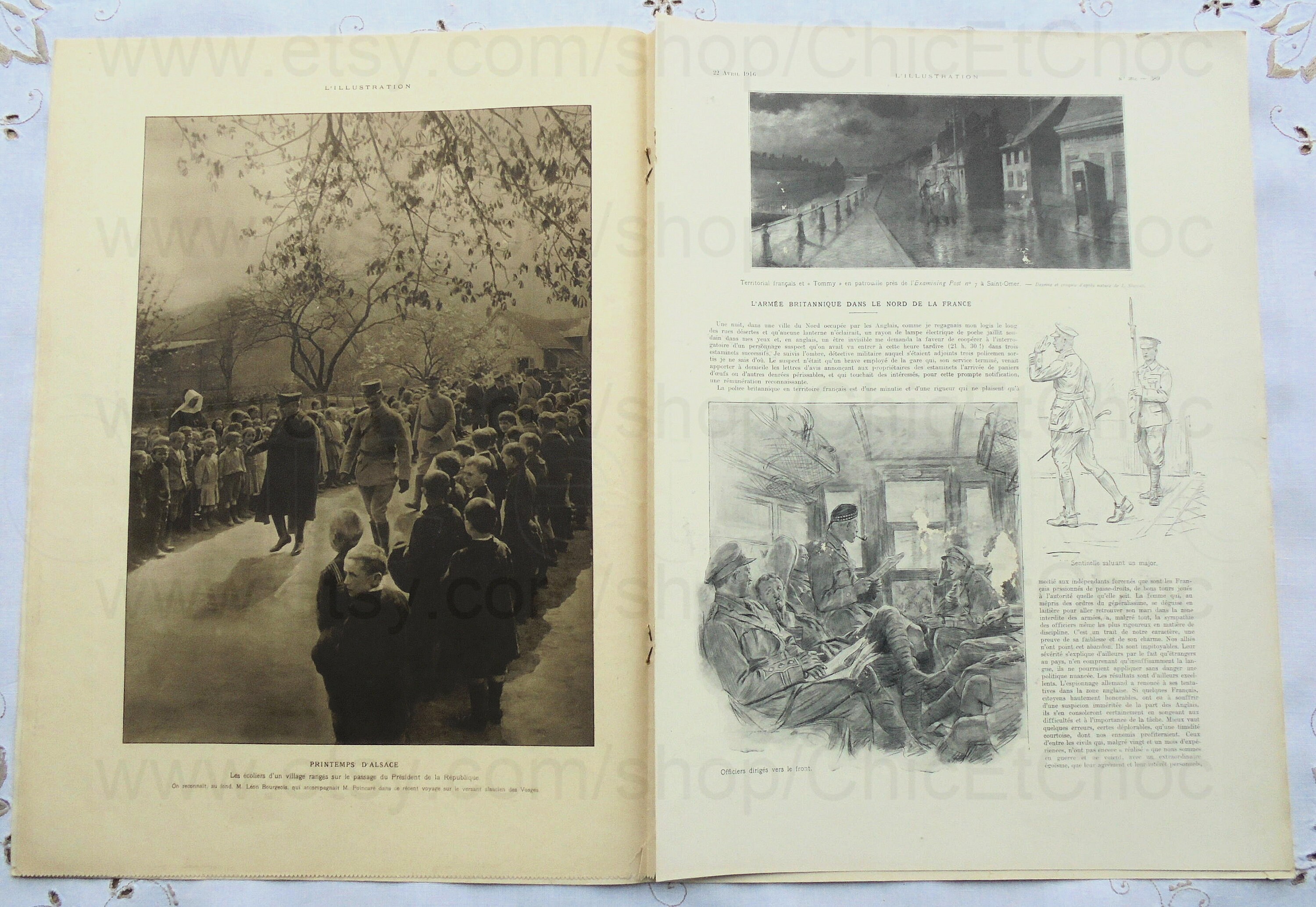 Antique French L'illustration Magazine Issue No. 3816 - Etsy