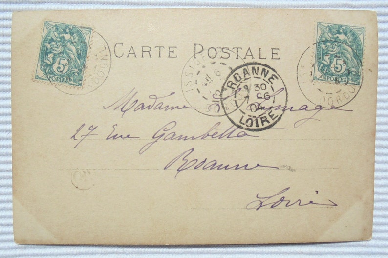 Antique French Postcard What do I See | Etsy