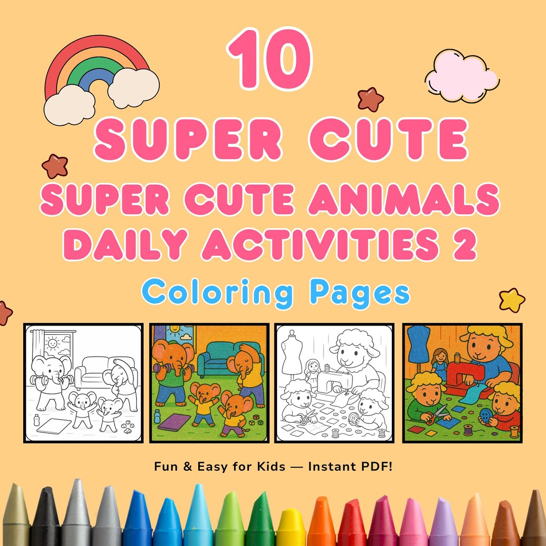 Kids Daily Routine Coloring Book | Learn Daily Habits Through Fun ...