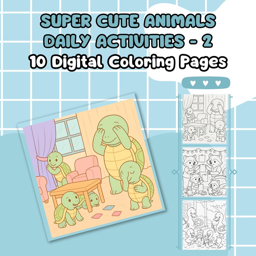 Daily Activities Coloring Pages for Kids | Morning & Night Routine ...