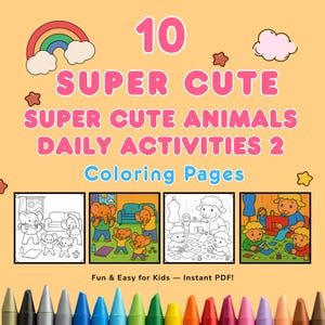 Printable Daily Routine Coloring Pages | Brush Teeth, Eat, Play, Sleep ...