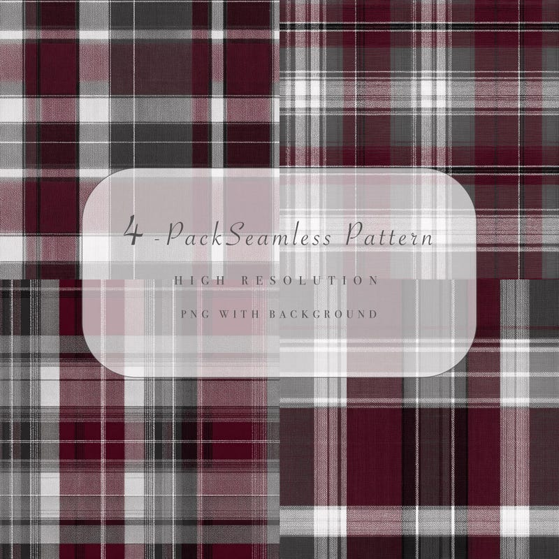 Maroon Plaid - Etsy