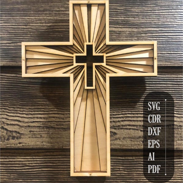 Cross Cut Out - Etsy