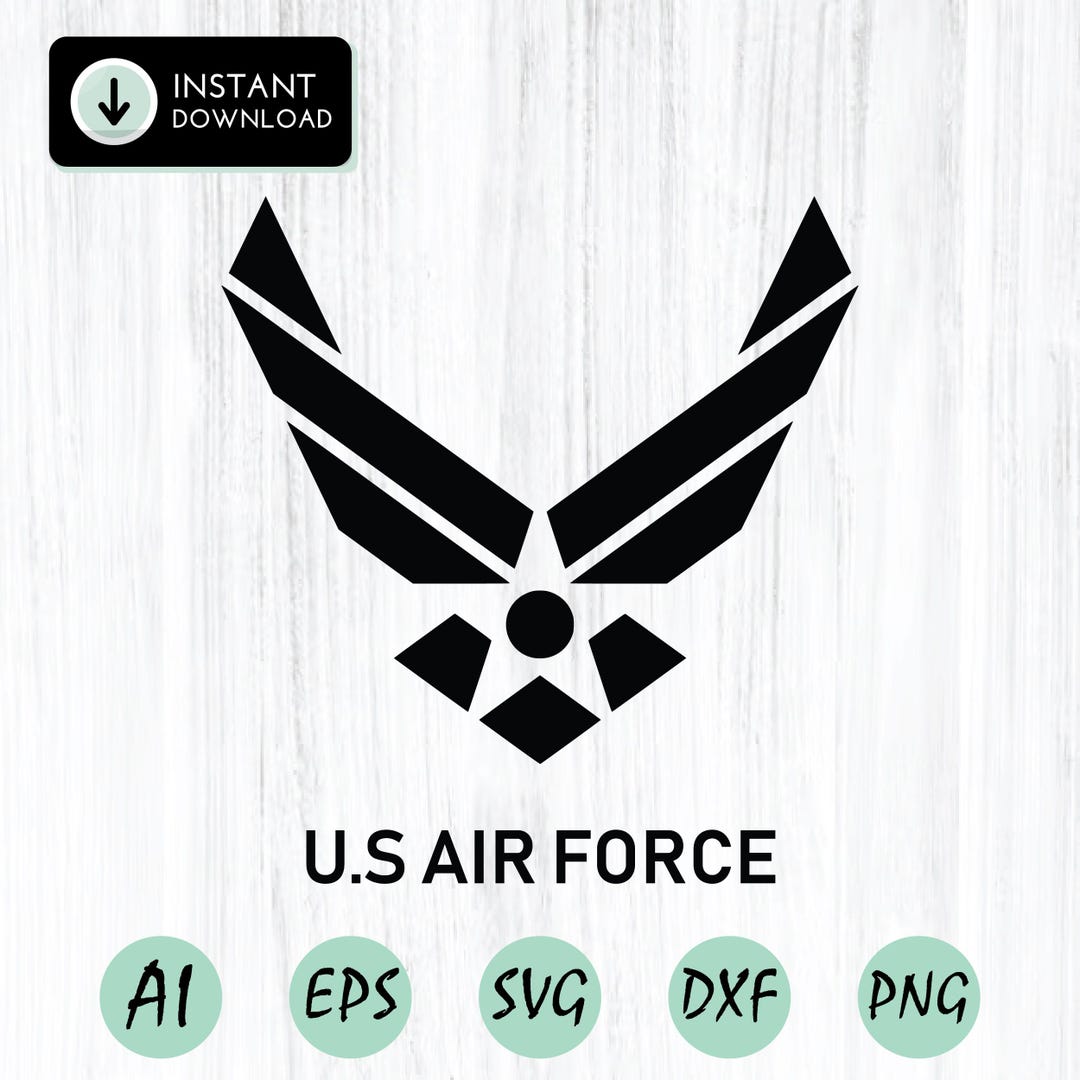 Airforce Svg, Digital Download Us Air Force Svg, Army Svg Cut File ...