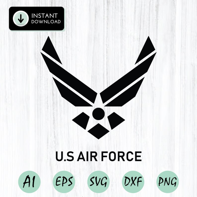 Airforce Svg, Digital Download Us Air Force Svg, Army Svg Cut File ...