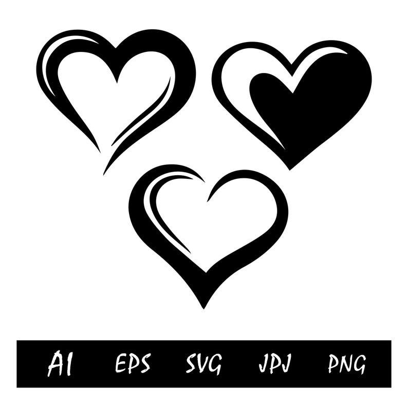 Open Heart, Open Heart SVG Instant Download SVG, PNG, Eps, Dfx, Jpj, Ai ...