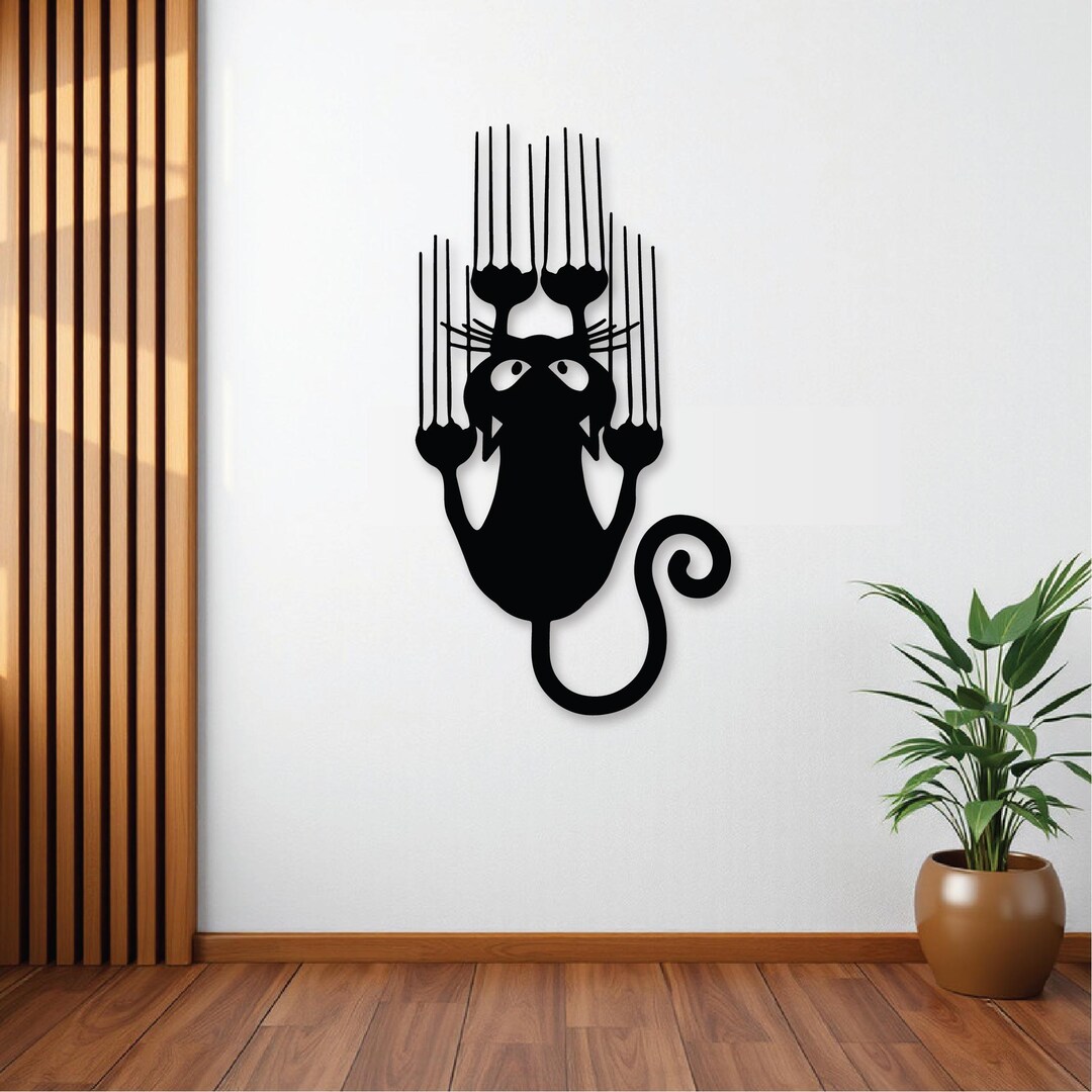 Cats Laser Cut Dxf Glowforge Svg File CNC Router Wall Art Decor Cricut ...
