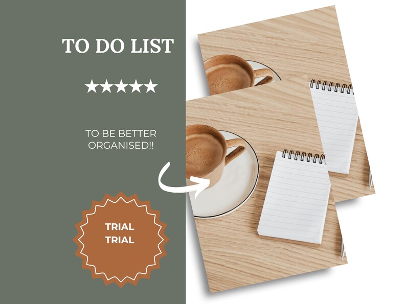 TO DO LIST Printable Organising Canva Template Editable - Etsy