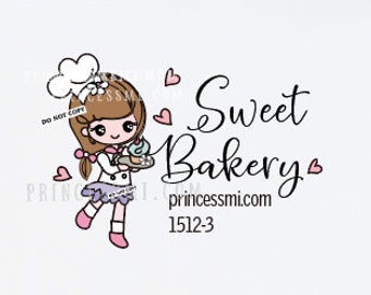Bakery Girl Logo - Etsy