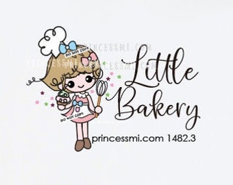 Girl Bakery Logo - Etsy
