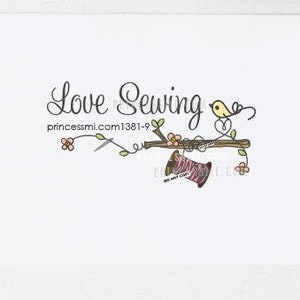 Sewing Logo, Spool on Tree Branch , 1381-9 - Etsy