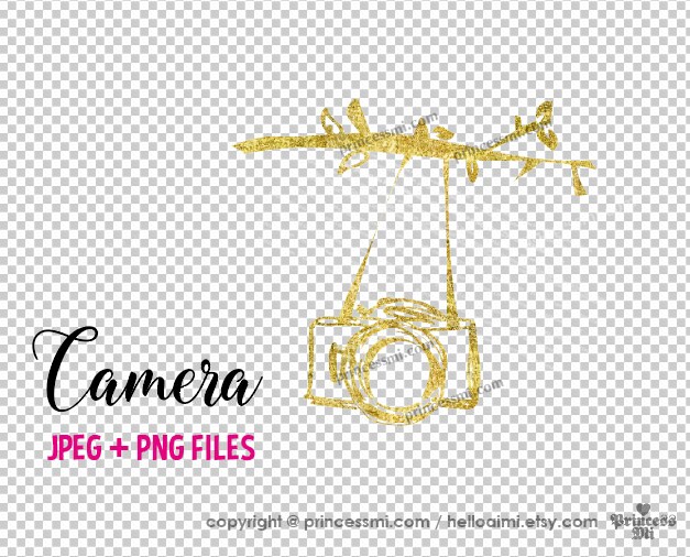 Gold Camera Clipart Elegant Photography Logo Photographer Camera Png ...