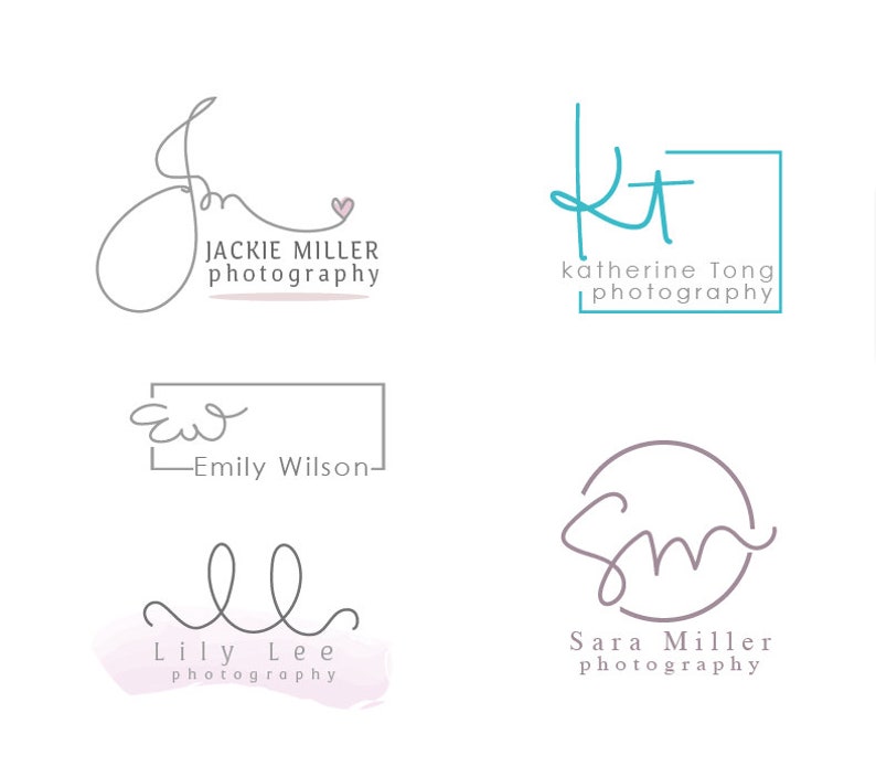 Custom handwritten logo / signature design / initials logo | Etsy