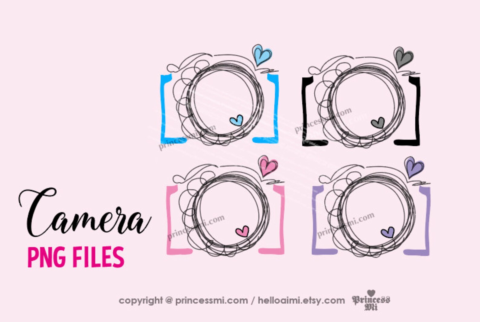 Camera Clipart Photography Photographer Watermark Instant Download Png ...