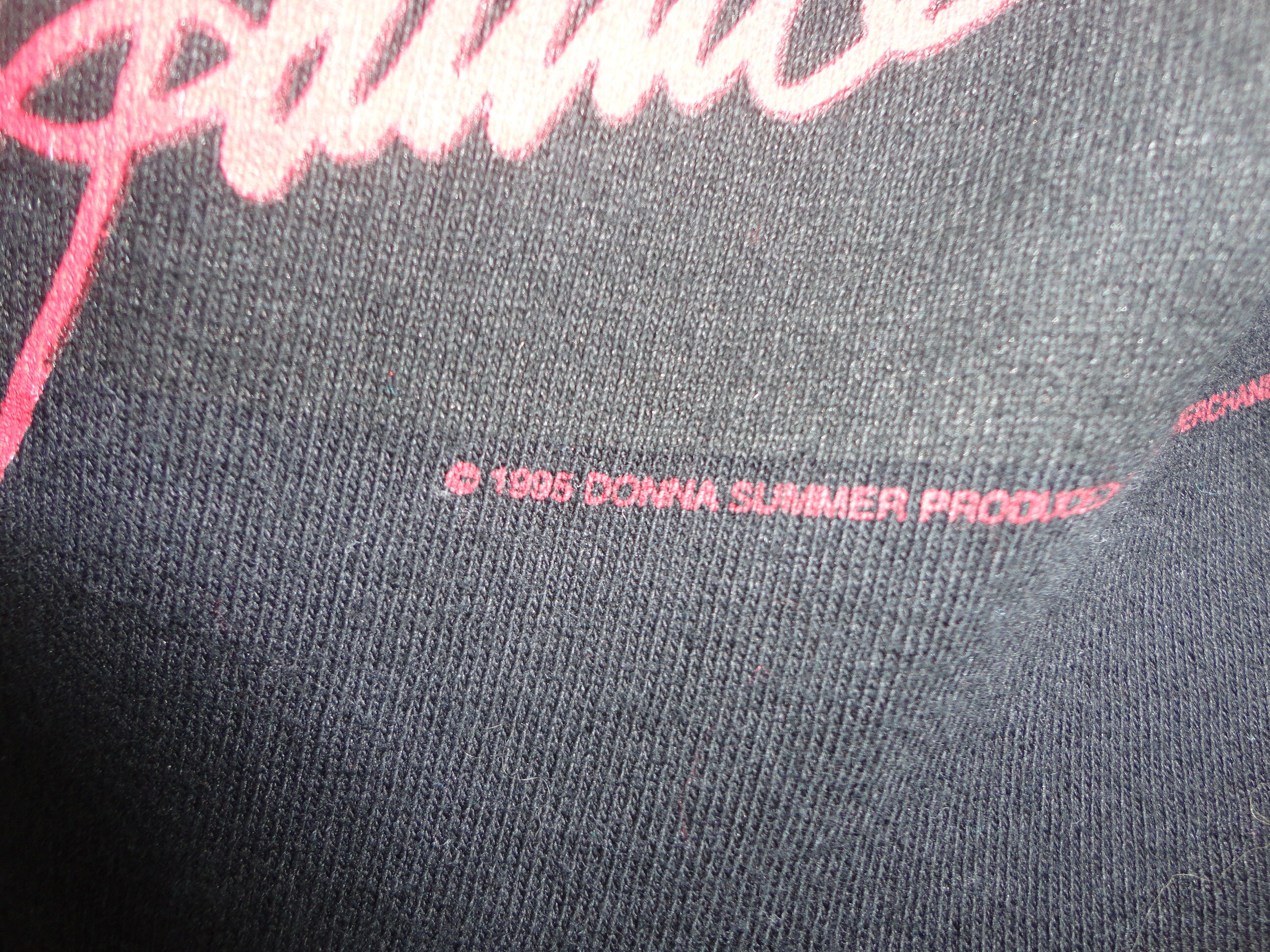 Vintage 90's Donna Summer-endless Summer 1995 Tour Graphic T Shirt XL ...