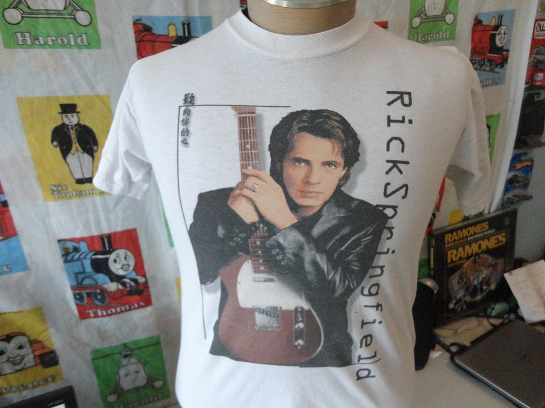 Vintage Rick Springfield Australia Singer 2001 Concert Tour T Shirt S ...