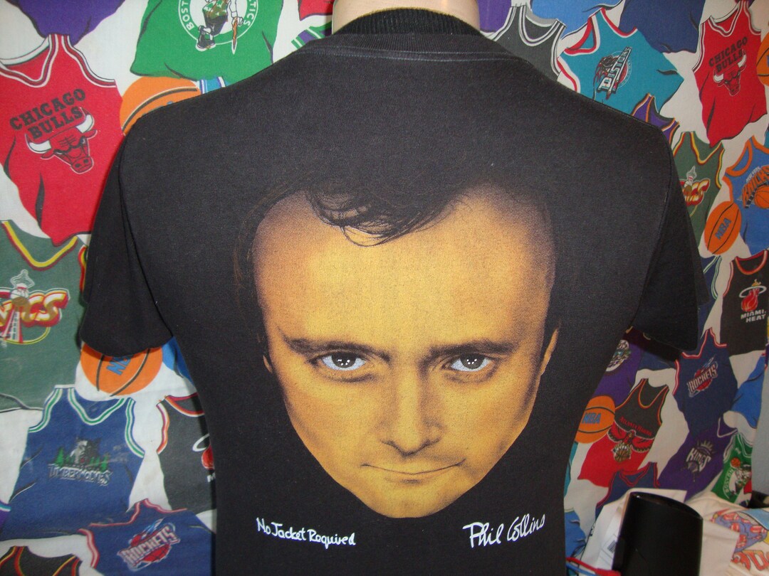 Vintage 80's Phil Collins T Shirt No Jacket Required 1985 Tour Concert ...