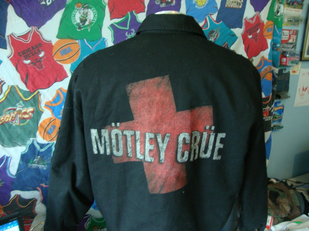 Vintage Motley Crue Concert Tour Dickies Jacket L - Etsy