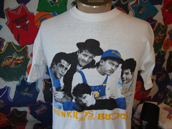 Vintage New Kids on the Block Concert Tour 80's Boy Band T - Etsy
