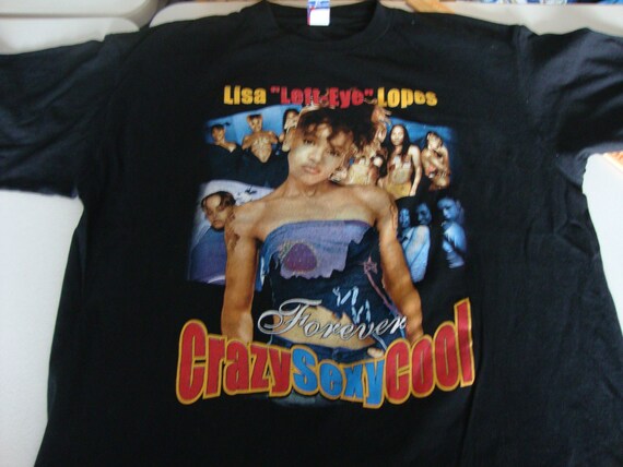 Vintage TLC Lisa Left Eye Lopes RAP Tee 2002 hip hop … - Gem
