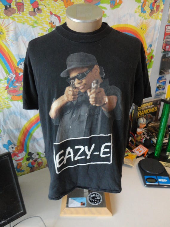 Vintage Eazy E NWA Rap Tee black Y2K T Shirt XL - Gem