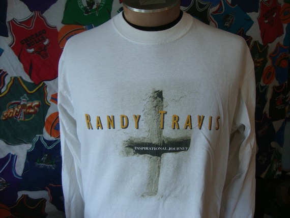 Vintage Randy Travis Inspirational Journey Long Sleev… - Gem