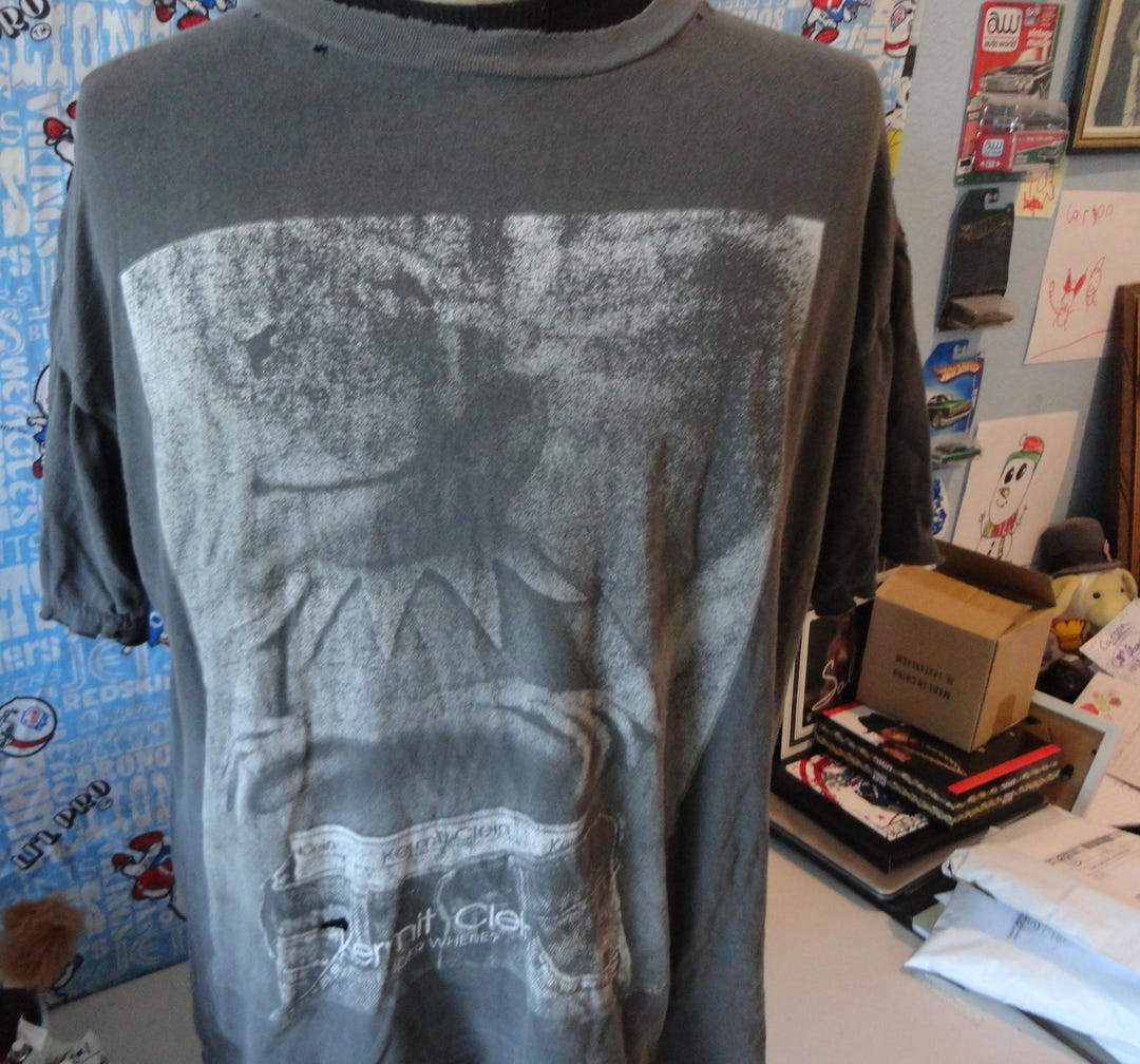 Vintage 90's Kermit Clein T Shirt Muppet Parodies Muppets Tee Size XL ...