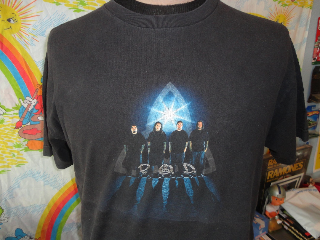 Vintage POD Payable on Death Christian Nu Metal Band Tour 2001 T Shirt ...