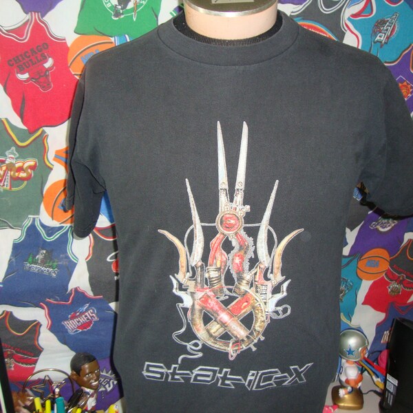 Vintage Static X Shirt - Etsy