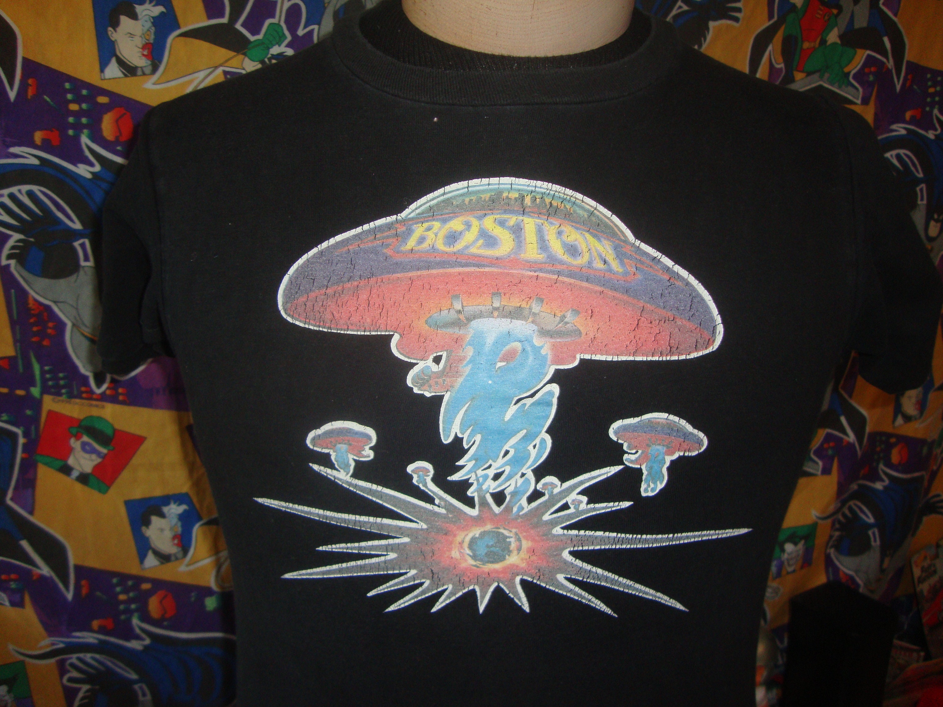 Vintage 70's BOSTON Band Tee Concert Tour T Shirt Size S | Etsy