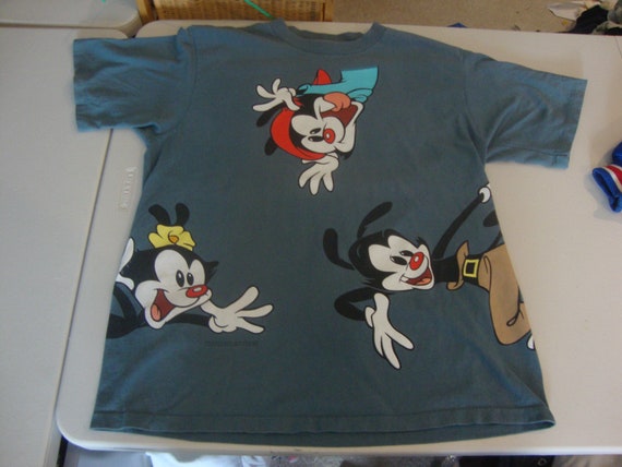 Vintage 90's Animaniacs Cartoon 1995 T Shirt XL - Gem
