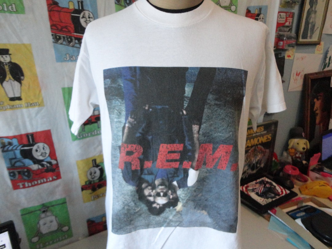 Vintage 1995 REM Pop Rock Alternative Concert Tour 2 Sided 100% Cotton ...